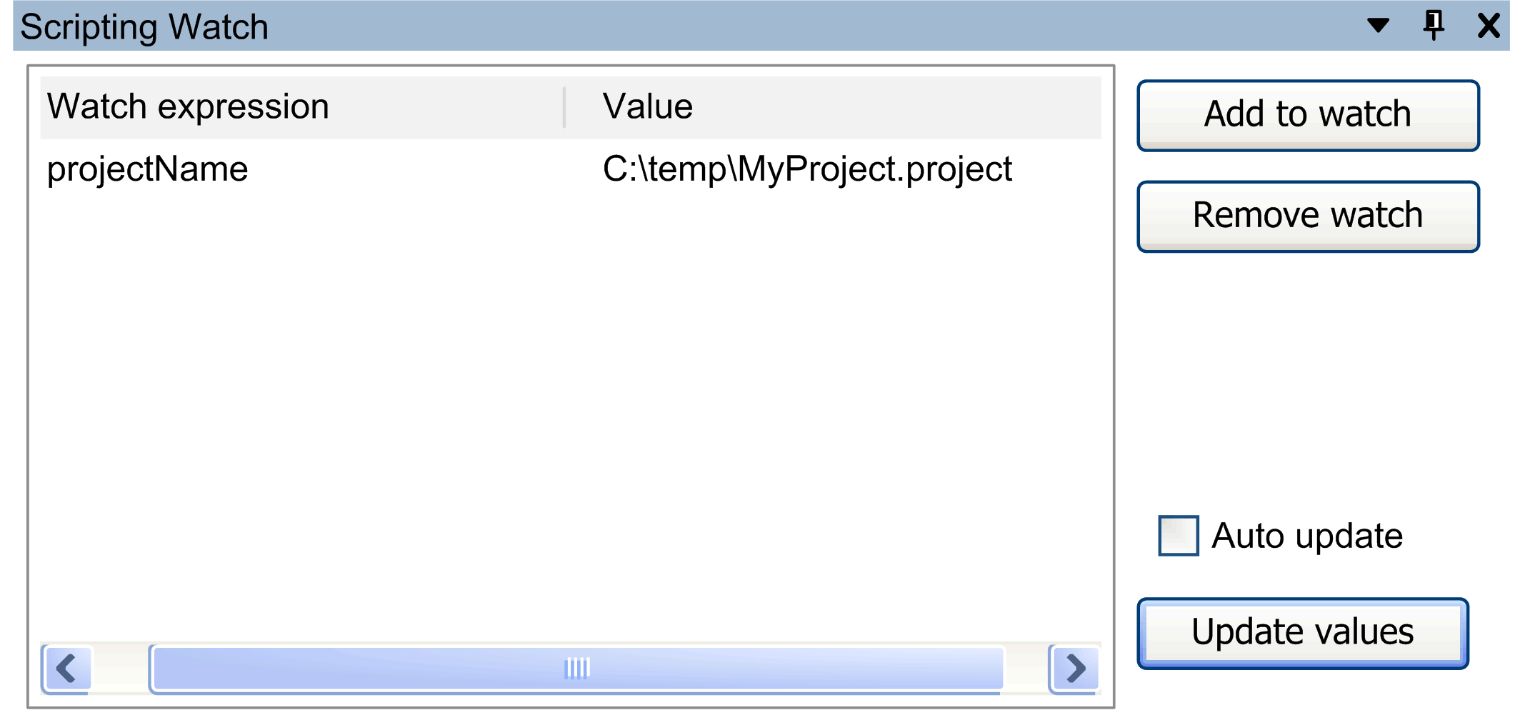 Using the Logic Builder Scripting Immediate View